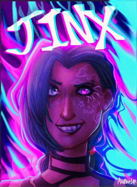 you just got.... JINXED 😼 - ibisPaint