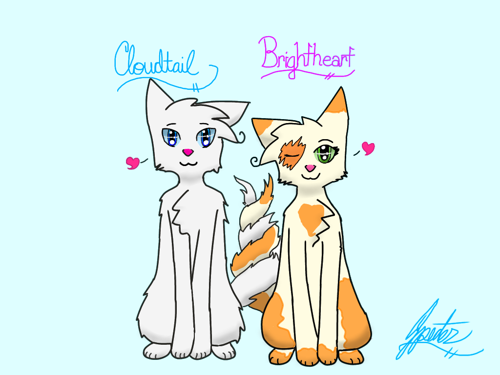 Cloudtail & Brightheart - ibisPaint