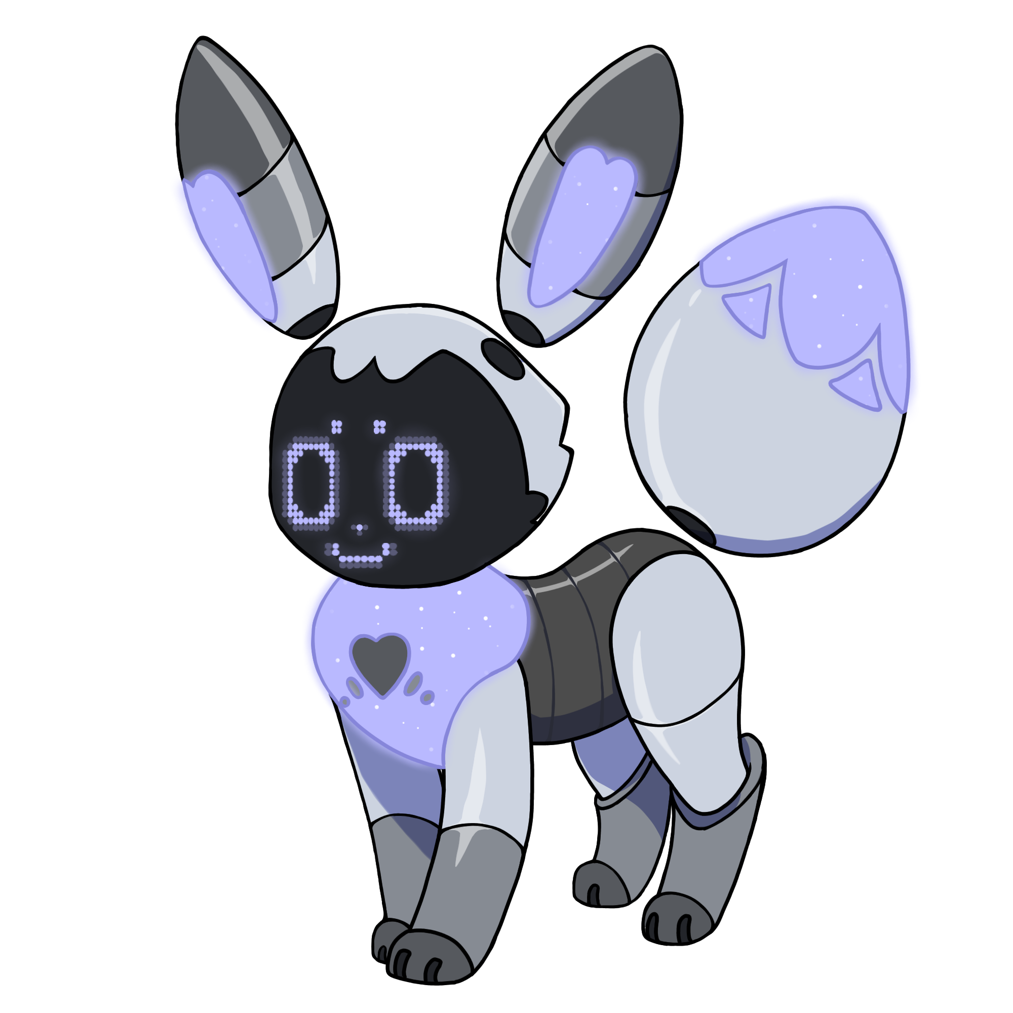 future paradox eevee (steel type) - ibisPaint