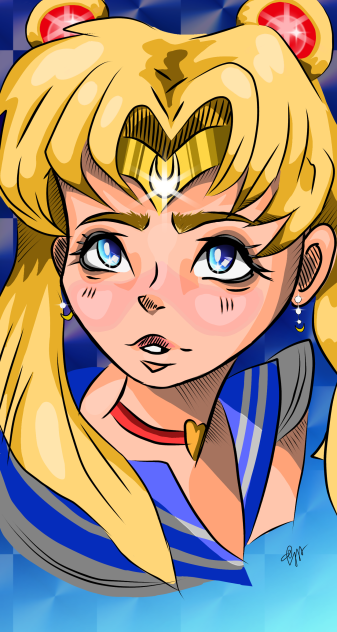 Sailor moon redraw - ibisPaint