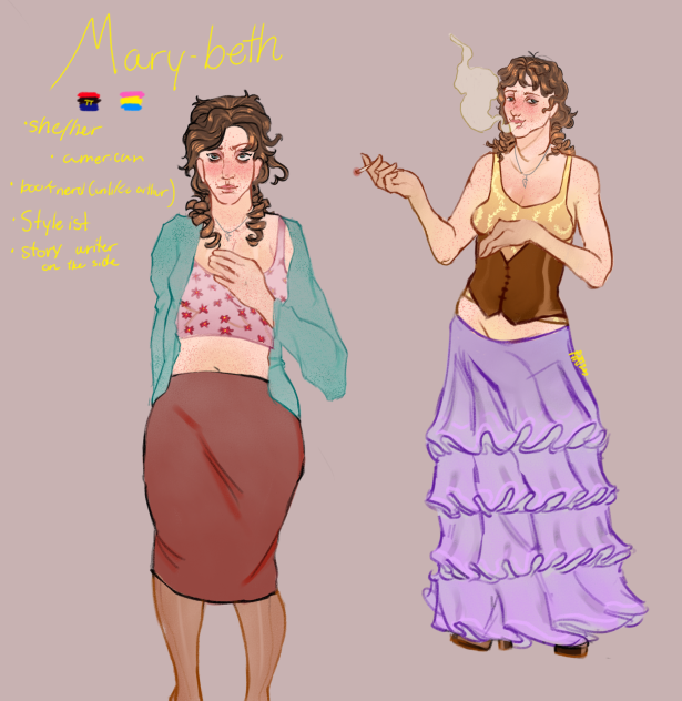 Modern Mary Beth - ibisPaint