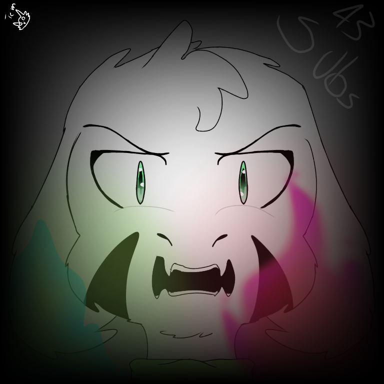 Asriel Dust Animation Speed Paint - ibisPaint