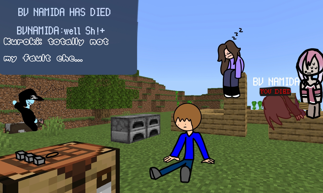 Minecraft colab - ibisPaint