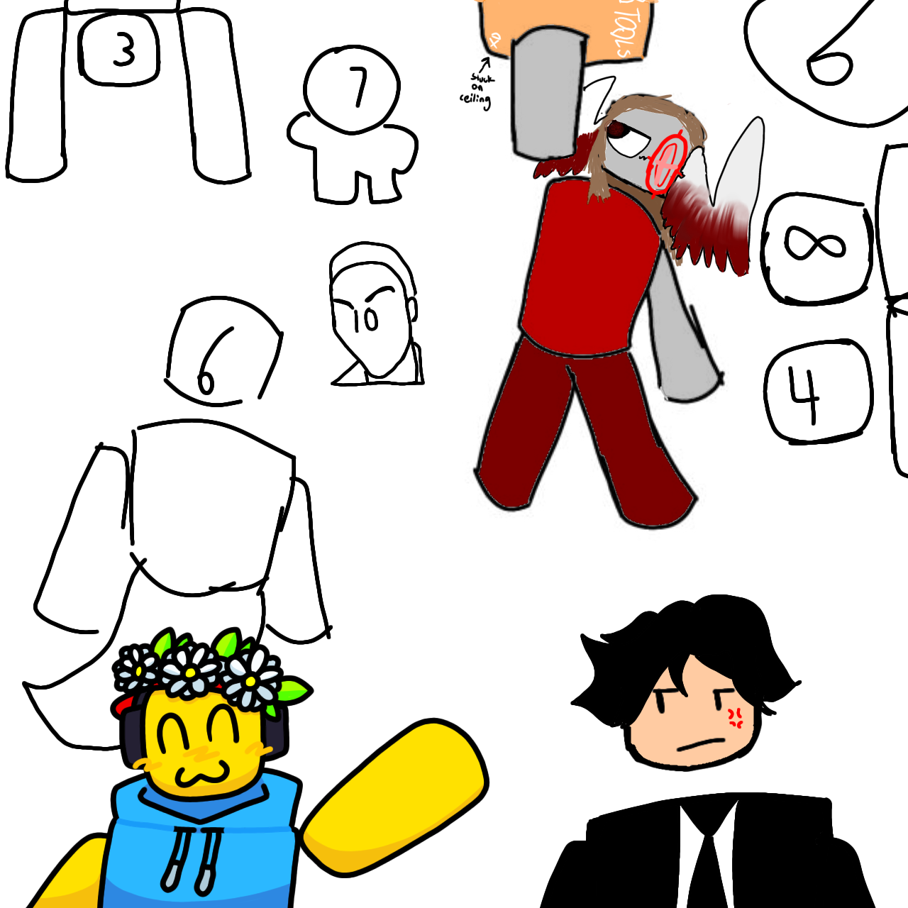 I'm the noob - drawing collab - ibisPaint