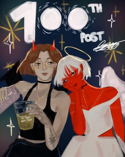 100th post - late bd art - ibisPaint