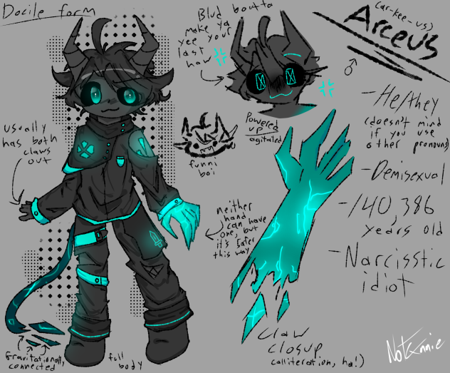 Arceus ref sheet - ibisPaint