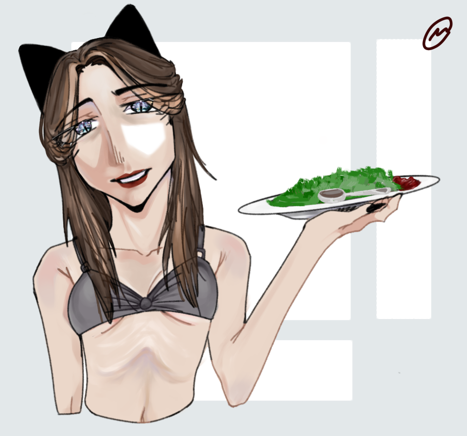 restaurant girl.. - ibisPaint