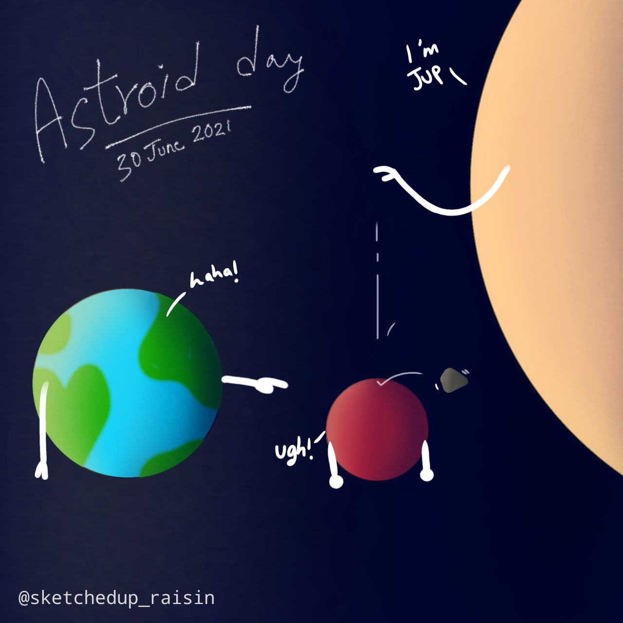 asteroid day! - ibisPaint