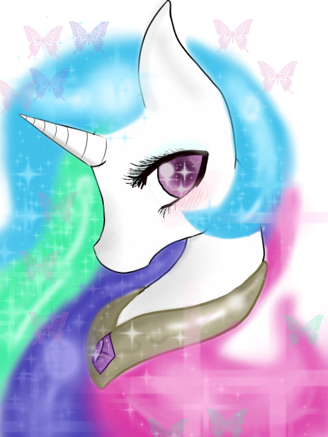 MLP Princess Celestia speed paint - ibisPaint