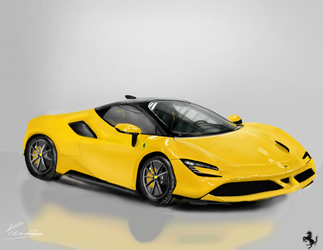 ferrari SF90 - ibisPaint