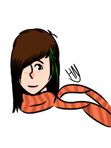 Mona in a Scarf - ibisPaint