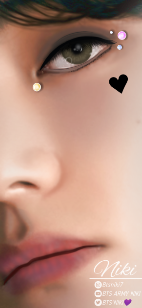 kim taehyung close up - ibisPaint