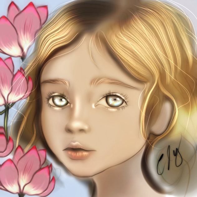 The Lotus girl - ibisPaint