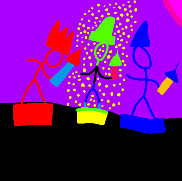 magical stick man - ibisPaint