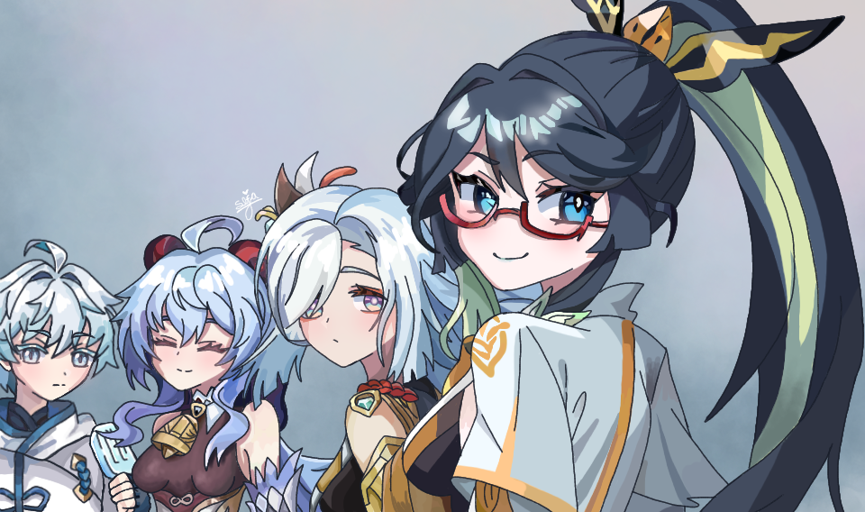 Xianyun, Shenhe, Ganyu, & Chongyun - ibisPaint