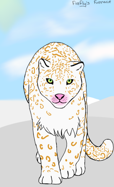 Amzi's Snow Leopard - ibisPaint