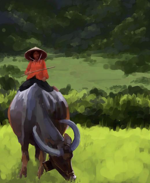 Oxen Rider - ibisPaint