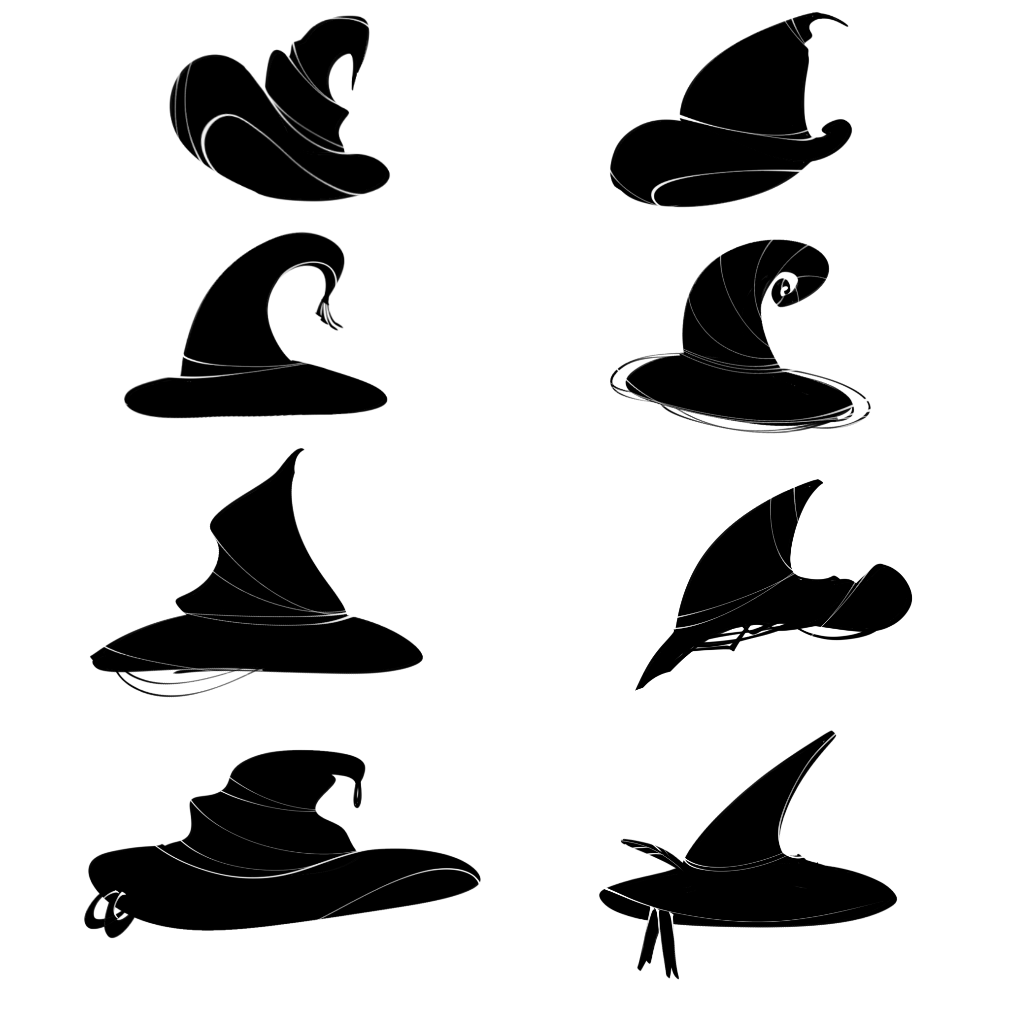 18 witch hats - ibisPaint
