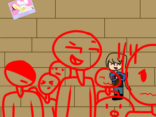 Crowd at the train station collab - ibisPaint