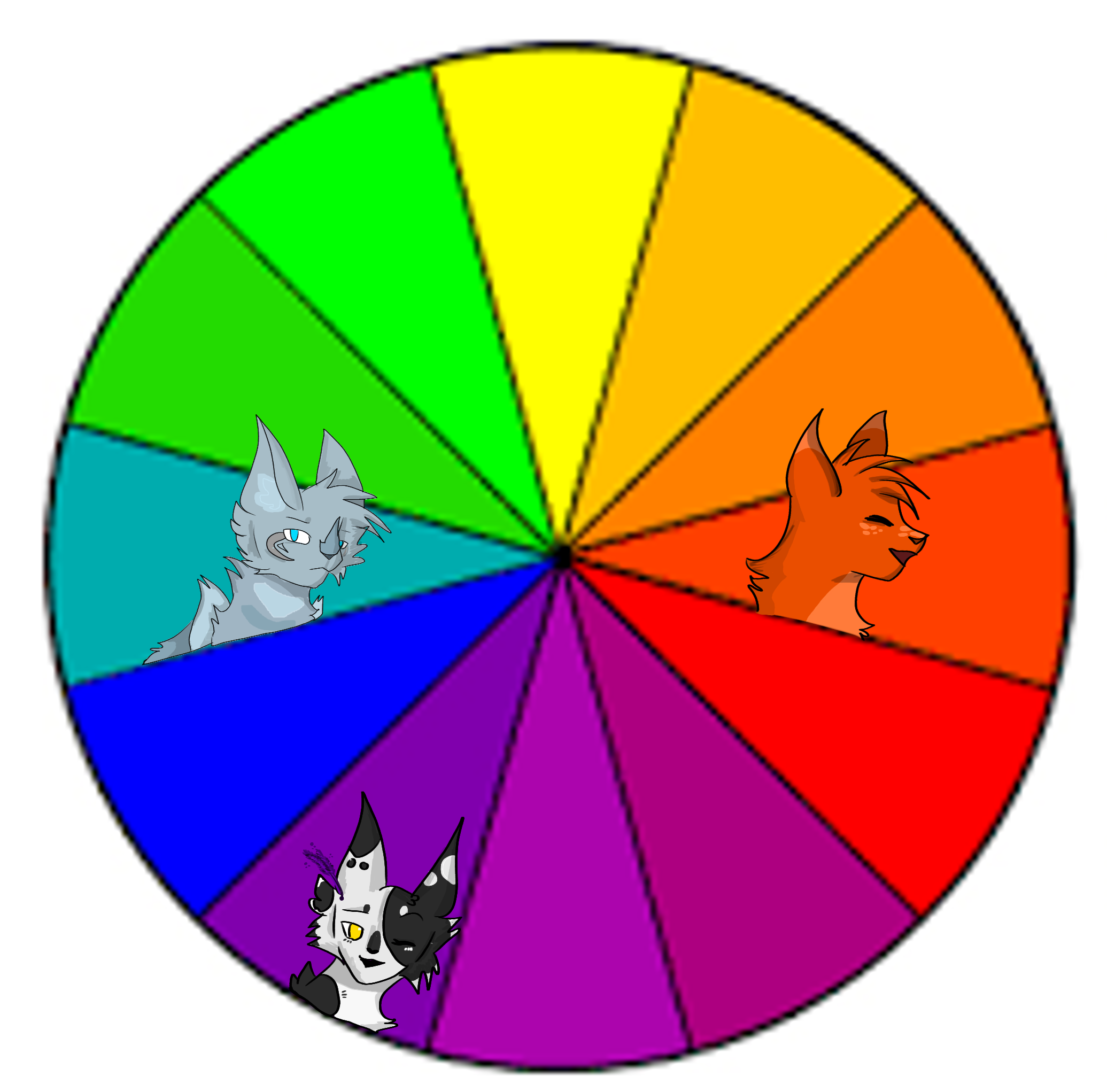 Warrior cats Color wheel Collab!!! - ibisPaint