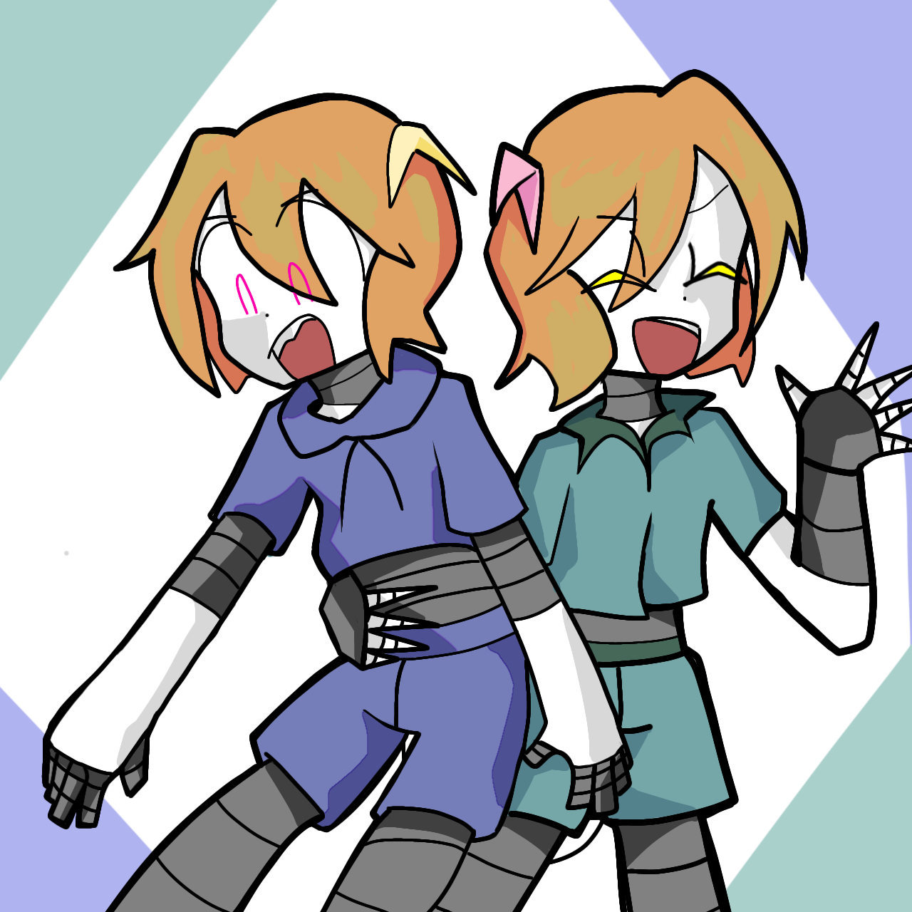 robots twins - ibisPaint