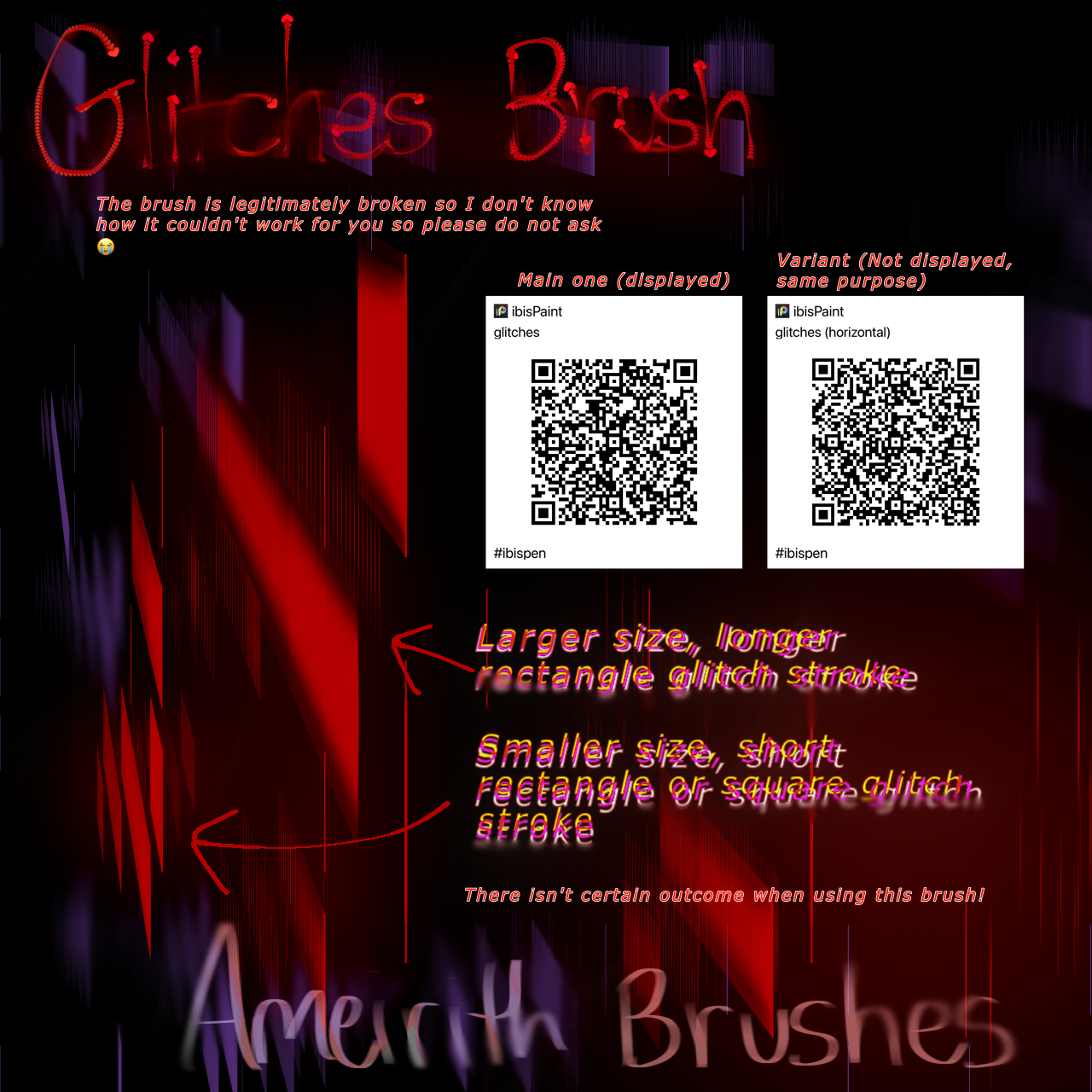 Glitches Brush - ibisPaint