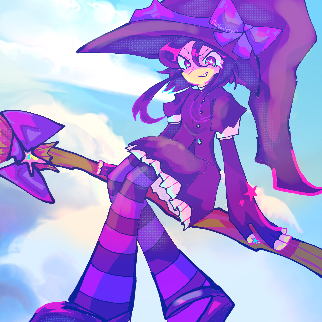 I love drawing witches w big ass hats - ibisPaint