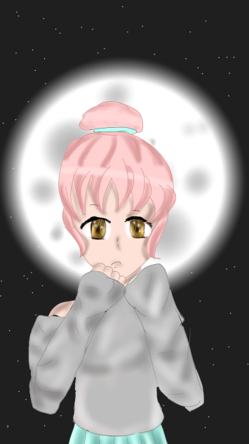 Moonlight surprise 🌕 - ibisPaint