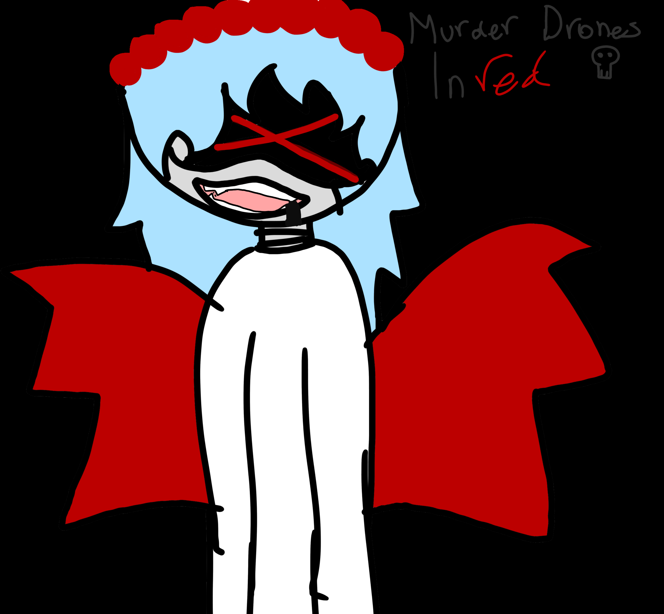 Murder Drones in red - ibisPaint