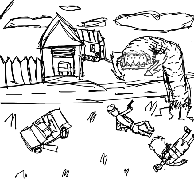 Mongolian death worm - ibisPaint