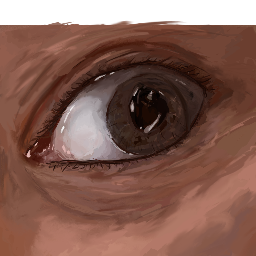 Hyperrealistic brown eye - ibisPaint