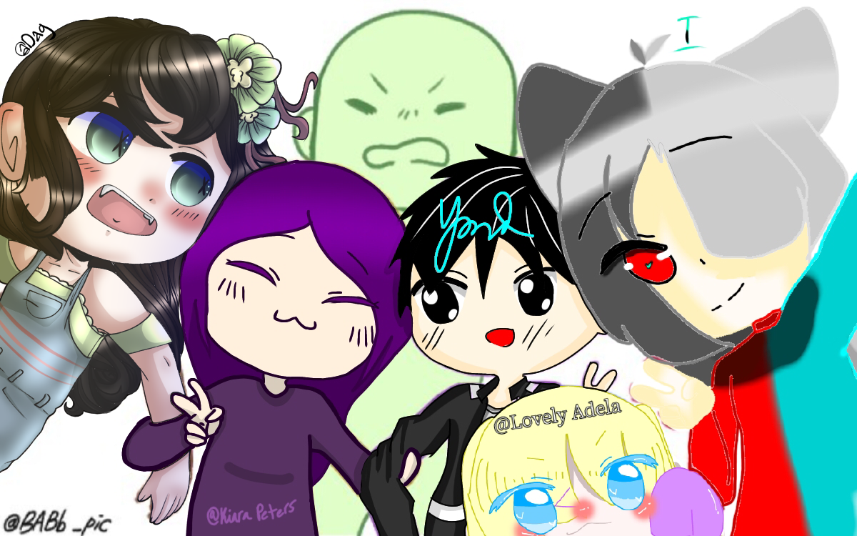 Group pic collab ;3 - ibisPaint