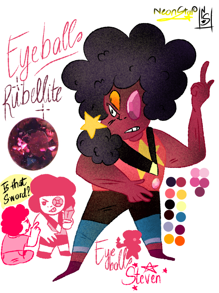 Eyeball Rubellite(Steven Universe) - ibisPaint
