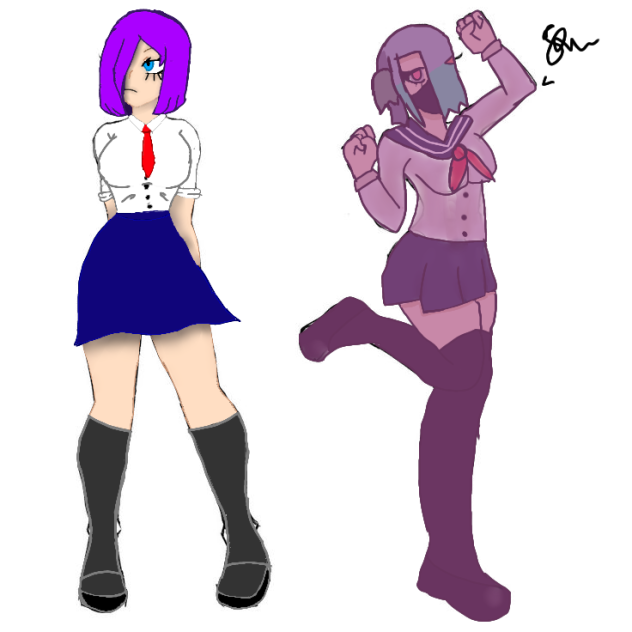 school uniform Collab with Alaura - ibisPaint