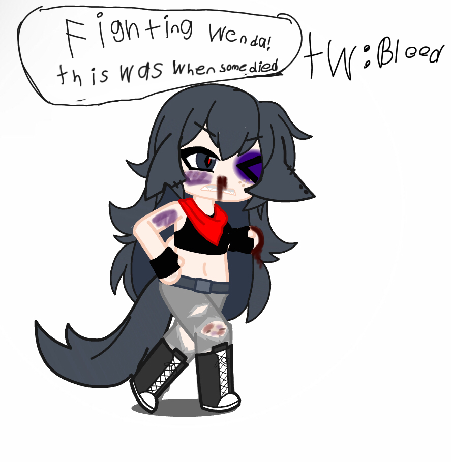 Grace but human fighting - ibisPaint