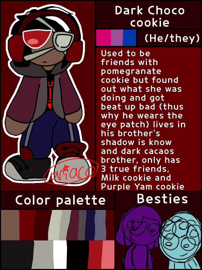 Ihtssm dark choco reference sheet - ibisPaint