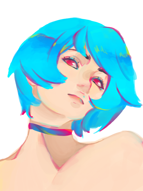 pose blue sky - ibisPaint