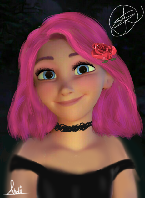 Rapunzel - ibisPaint