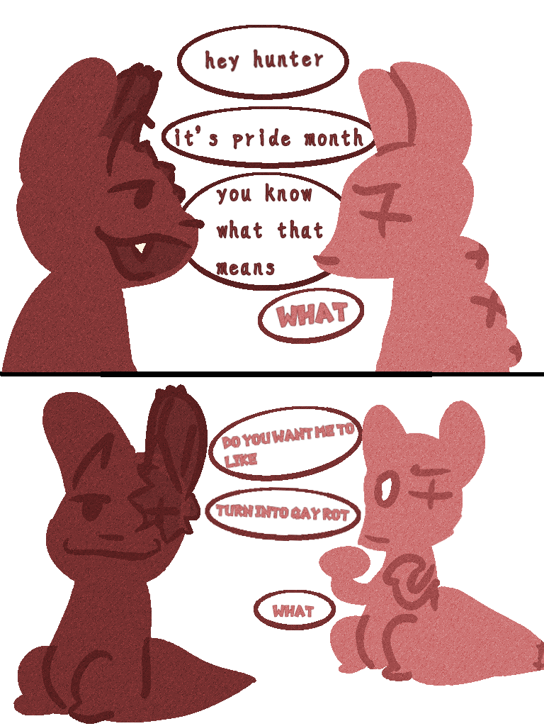 hunter is now gay rot - ibisPaint