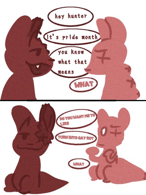 hunter is now gay rot - ibisPaint