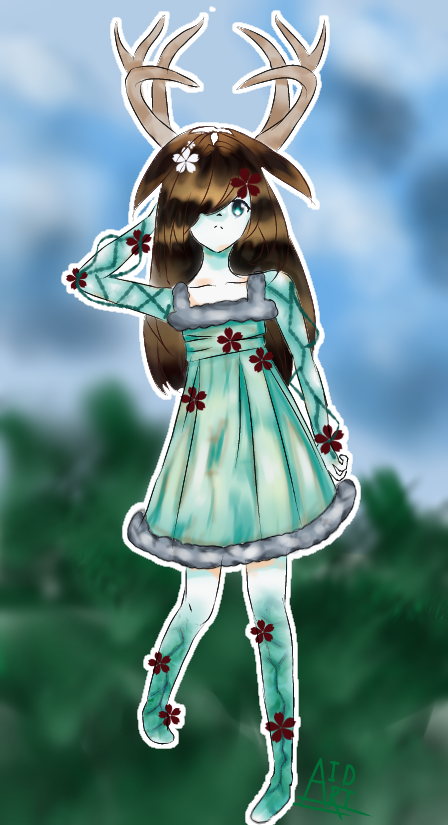 Spring Reindeer - ibisPaint