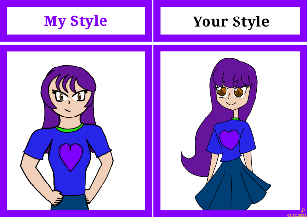 My 1st time doing the “you draw” side - ibisPaint