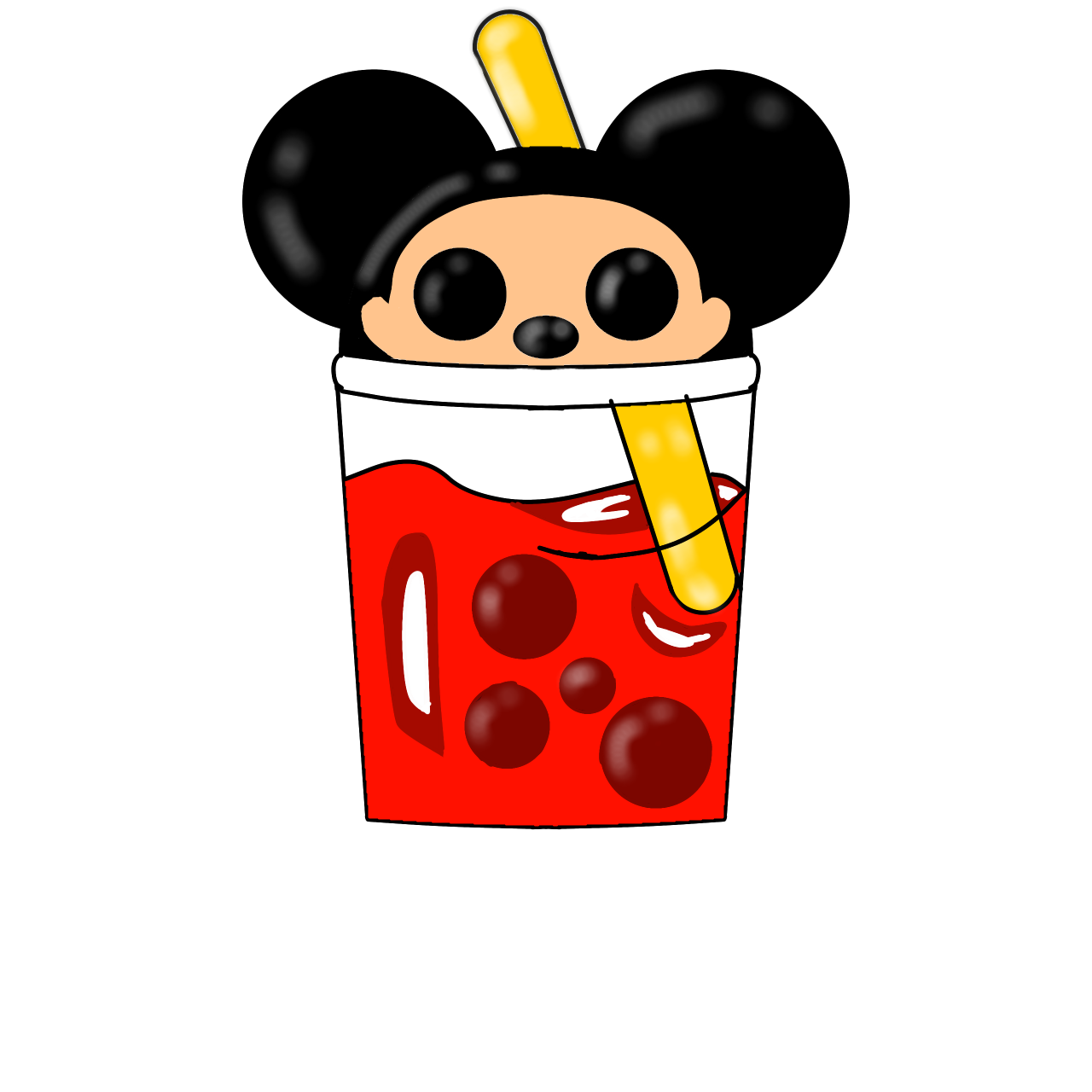 Mickey Tea 🧋 - ibisPaint