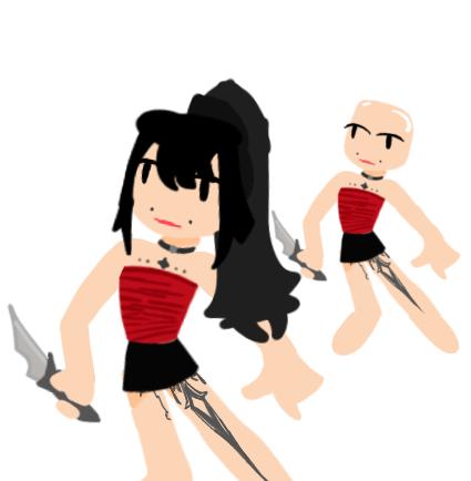 my sister asked me to draw her avatar - ibisPaint