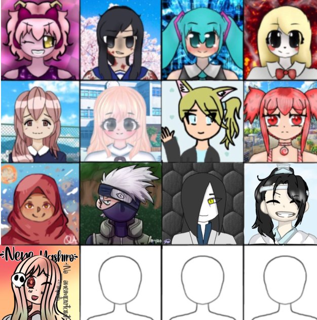 Characters collab! - ibisPaint