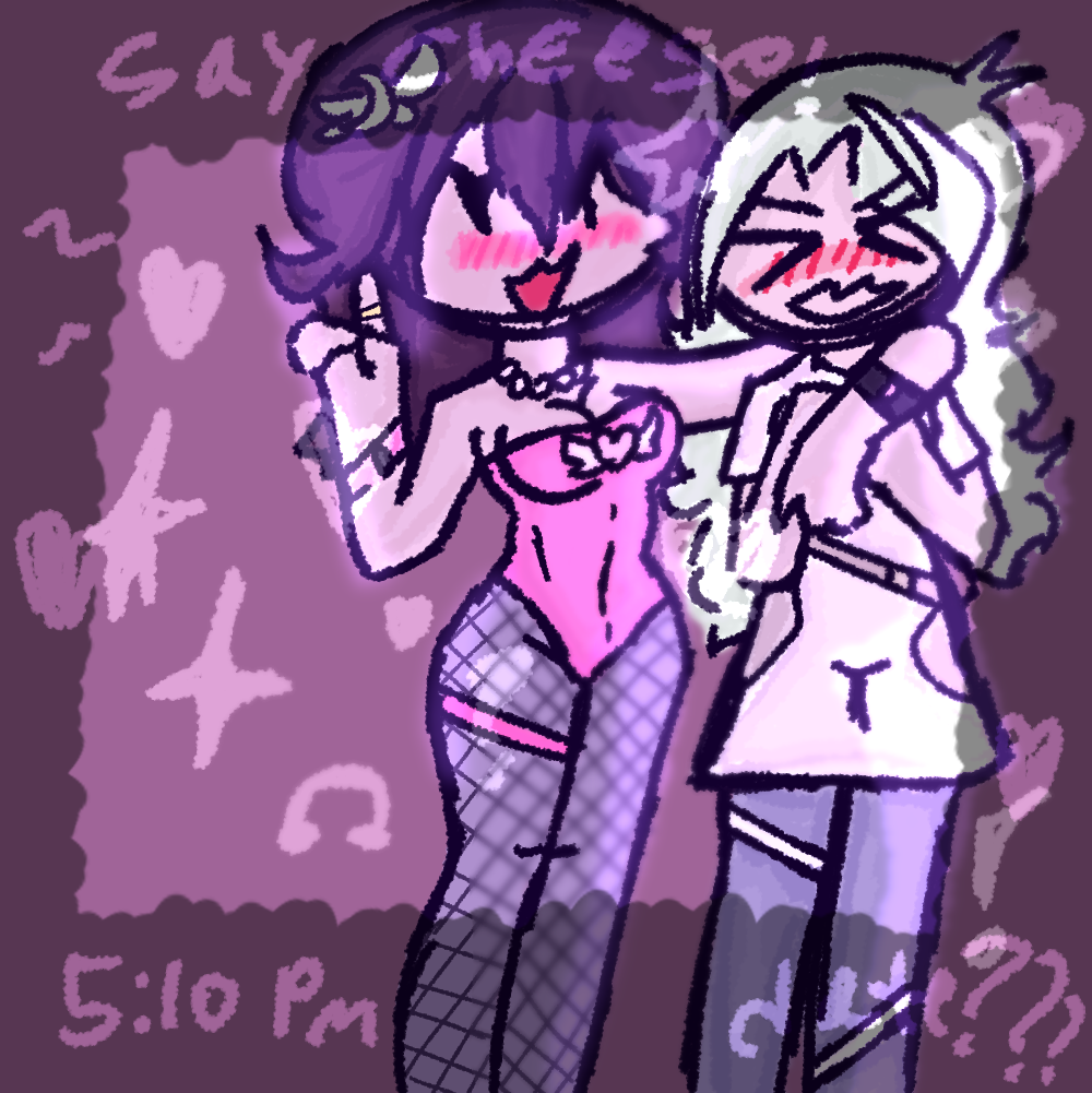 🌸Two close best friends!🍵 - ibisPaint