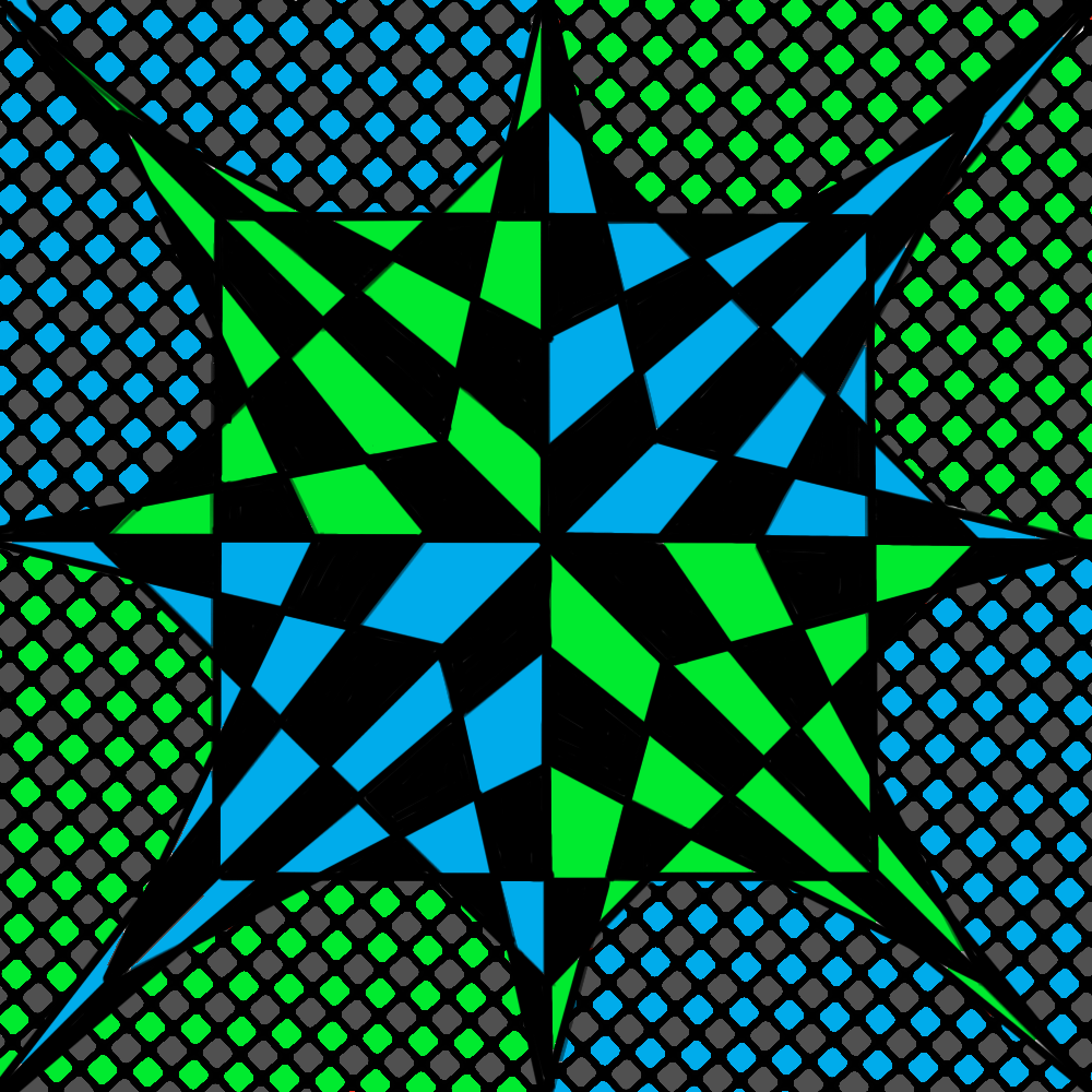 Symmetry blue-green - ibisPaint