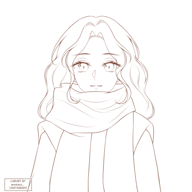 🧣 (Uncolored) - ibisPaint