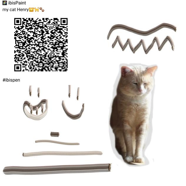 my cat Henry 🐱🐈🐈‍⬛ - ibisPaint