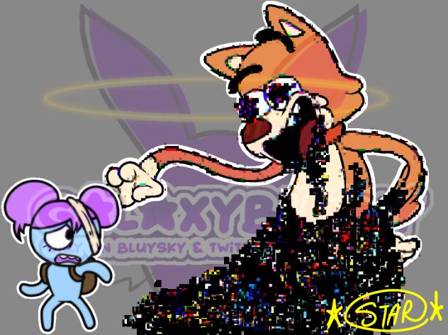 Pibby vs Dog concept - ibisPaint